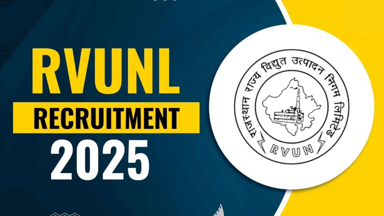 RVUNL Recruitment 2025 – Apply for 2163 Energy Sector Jobs